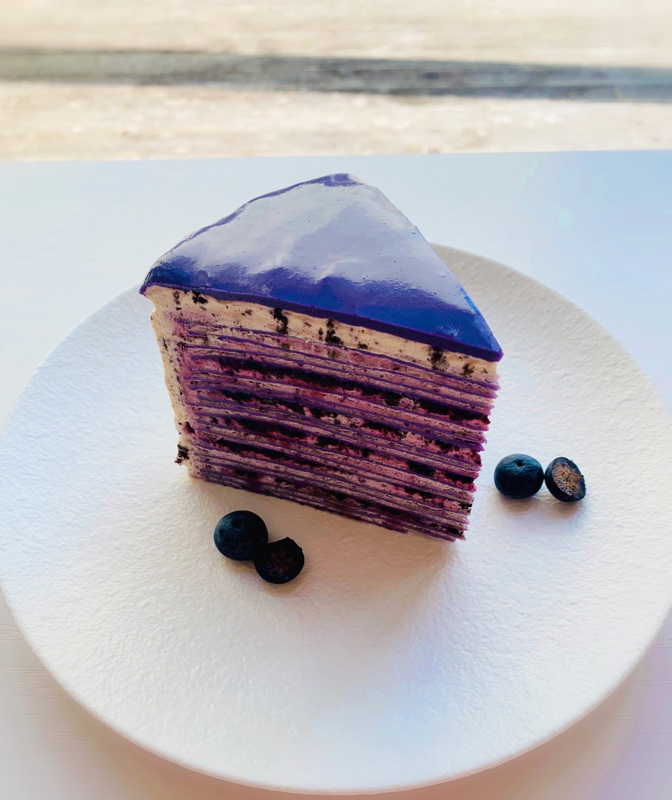 Blueberry&Oreo Mille Crepe Cake – Ours Cake Studio