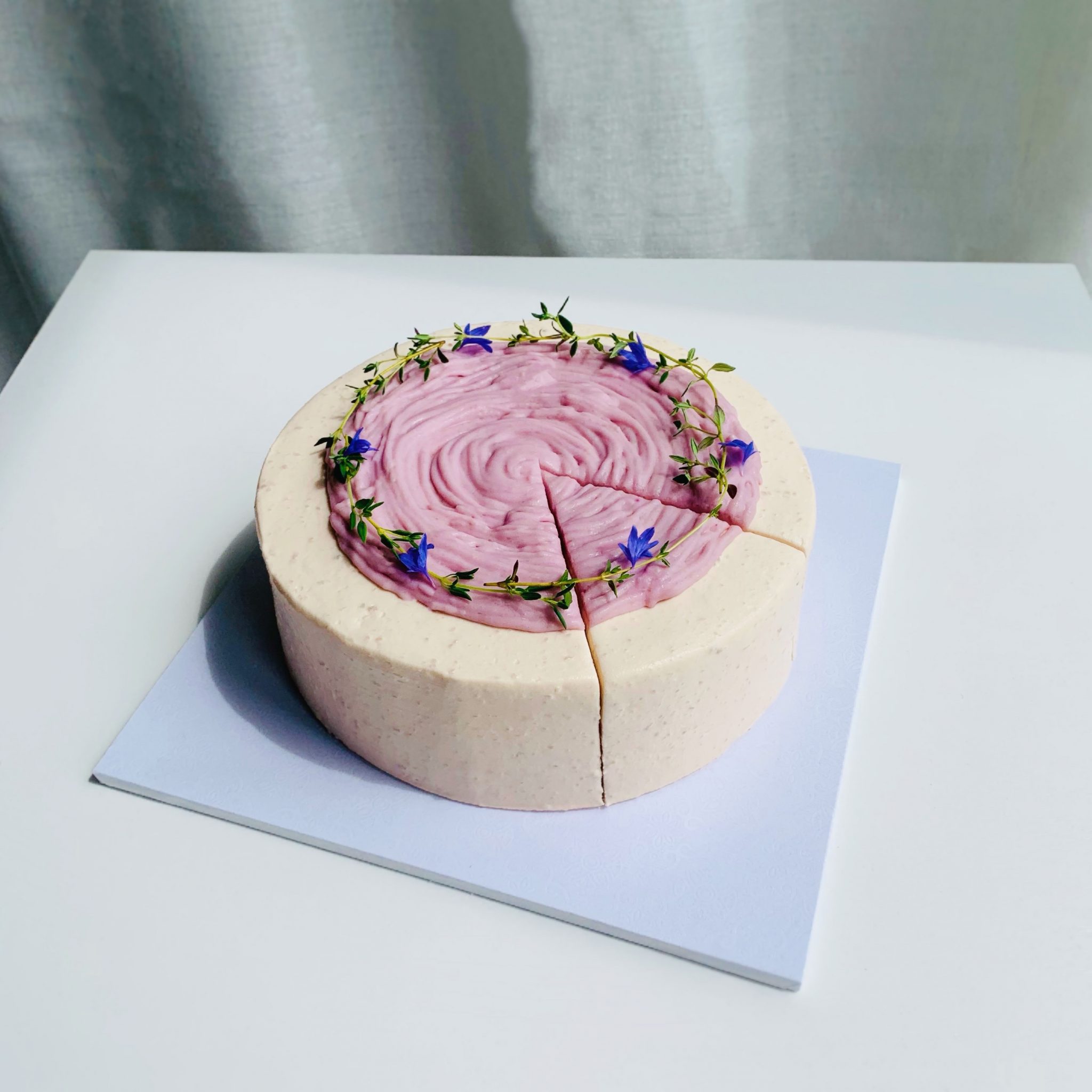 Taro Mille Crepe Cake – Ours Cake Studio